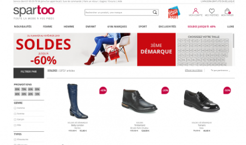 -30% de réduction | Code promo Spartoo Belgique | décembre 2025